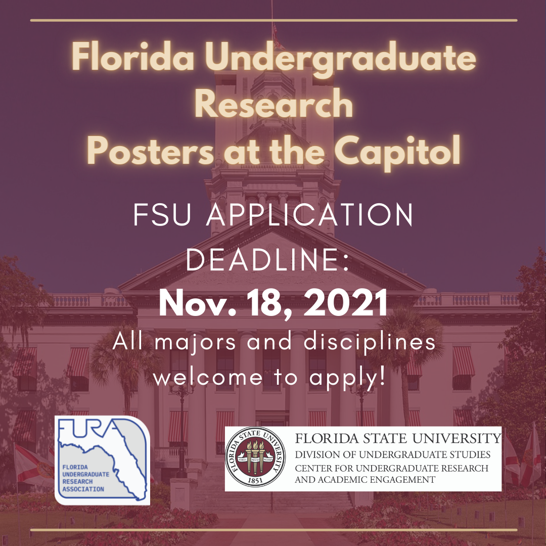 Florida Undergraduate Research Posters at the Capitol | Center for ...